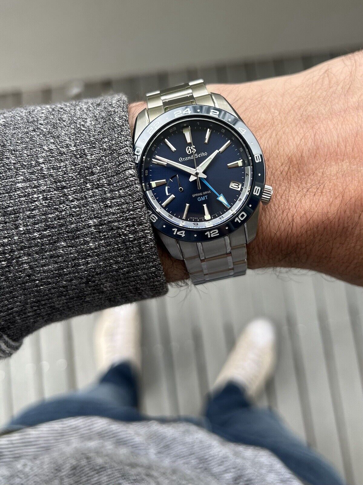 Grand Seiko Sport SBGE255 Spring Drive GMT - 2021 – Watch Vault Australia