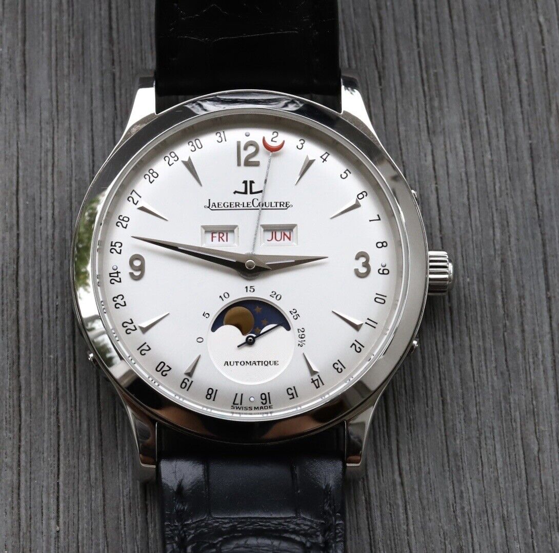 Jaeger LeCoultre Master Moon Complete Calendar 140.8.98.S – Watch Vault ...