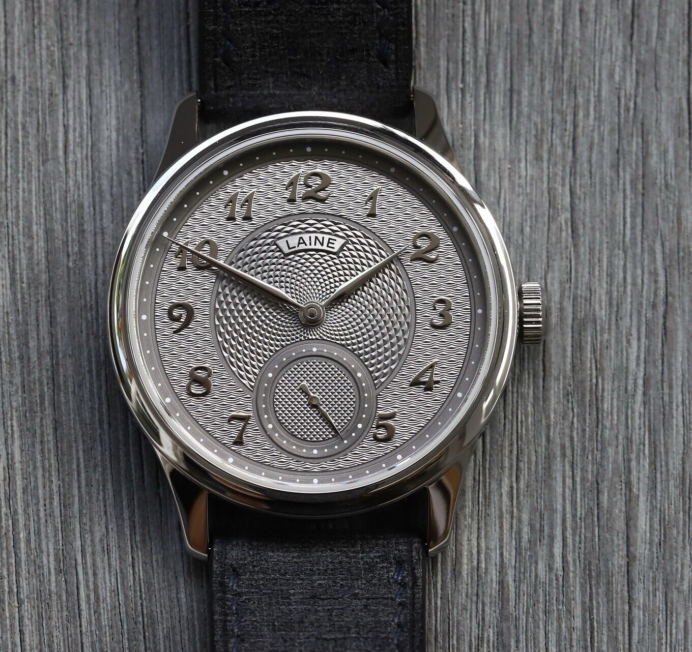 Laine V38 Anthracite Guilloche - 2023 – Watch Vault Australia