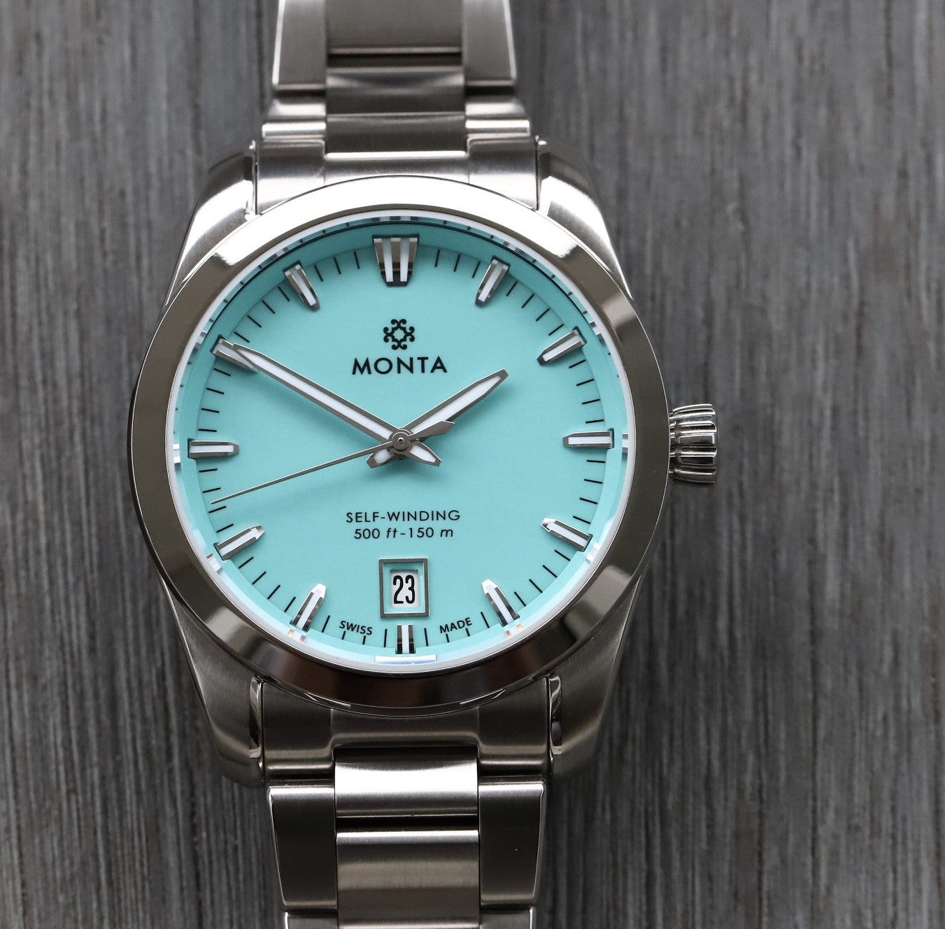 Monta Noble Turquoise 'Tiffany' Dial Re-Release - 2025 – Watch Vault ...