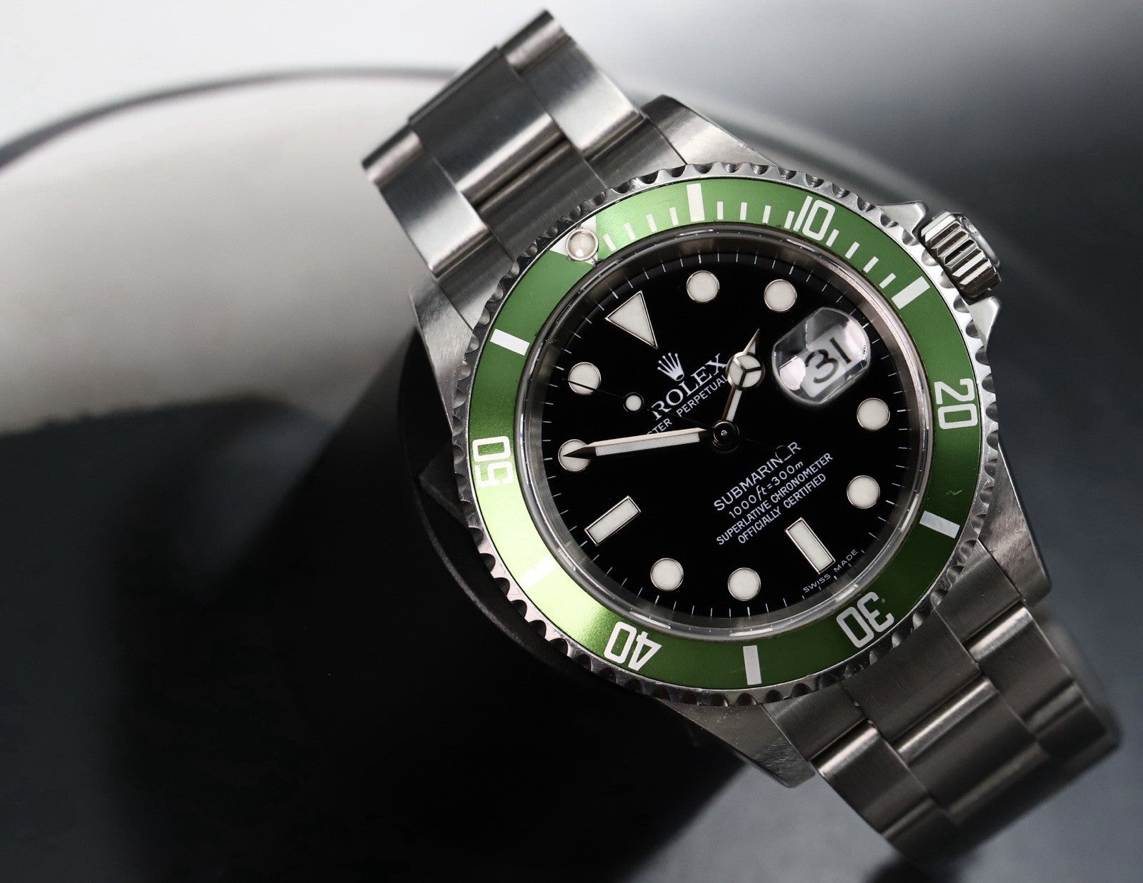 Rolex Submariner 'Kermit' F Serial 16610LV Collectors Set - 2004 ...