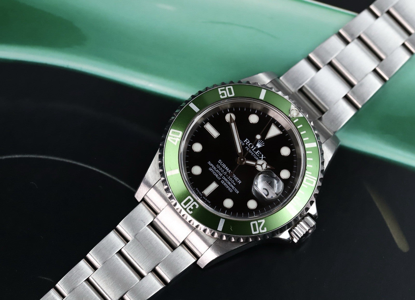 Rolex Submariner 'Kermit' F Serial 16610LV Collectors Set - 2004 ...