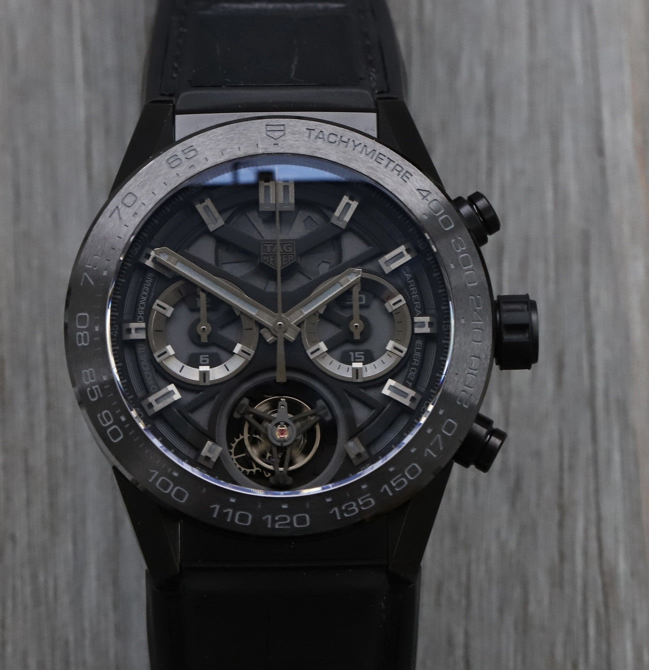 Tag Heuer Carrera Chronograph Tourbillon 'Black Phantom' CAR5A8Z.FC637 ...