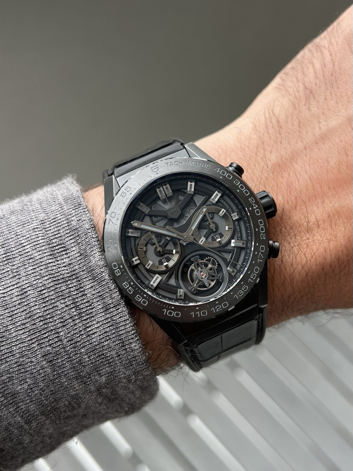 Tag Heuer Carrera Chronograph Tourbillon 'Black Phantom' CAR5A8Z.FC637 ...