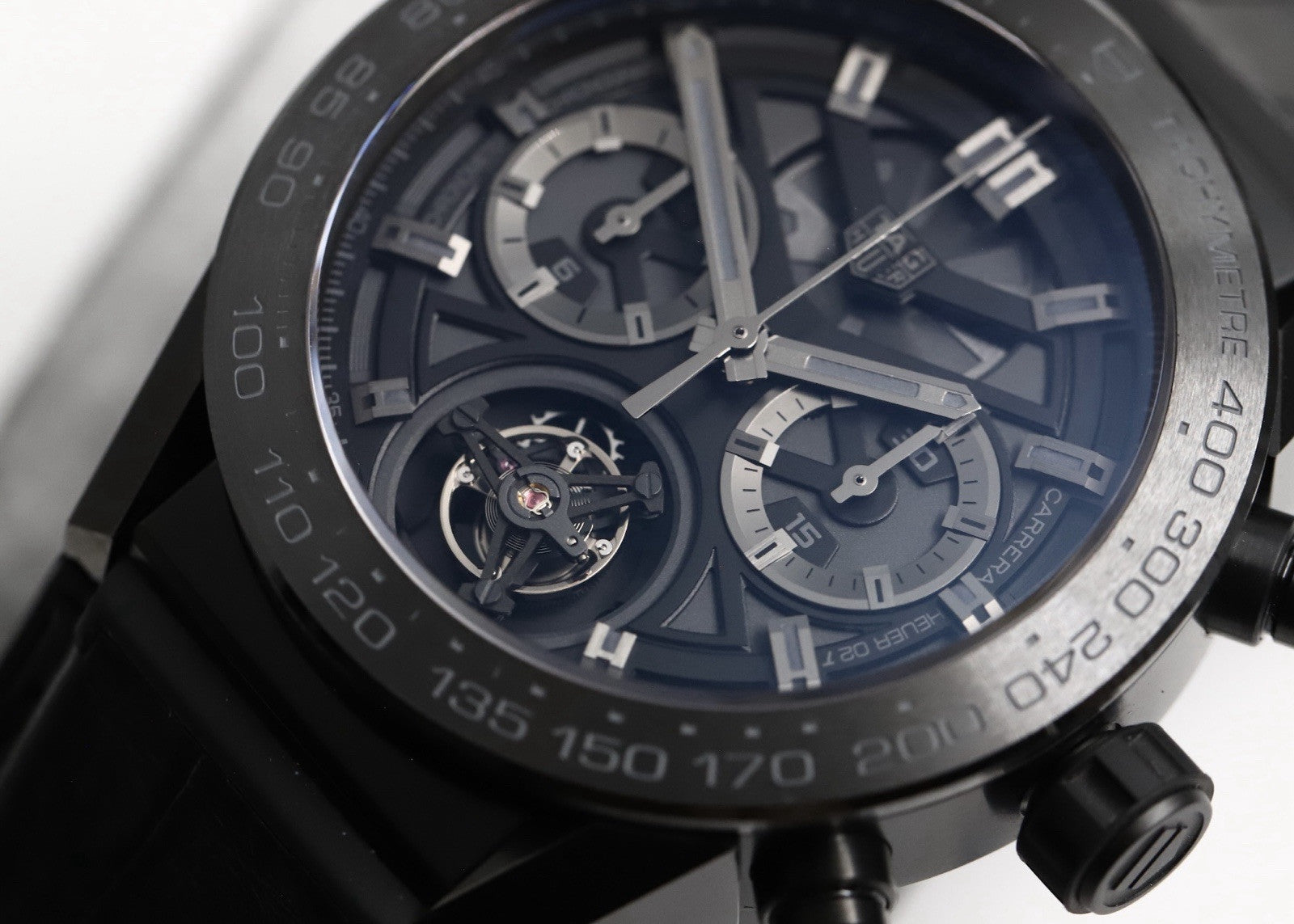 Tag Heuer Carrera Chronograph Tourbillon 'Black Phantom' CAR5A8Z.FC637 ...