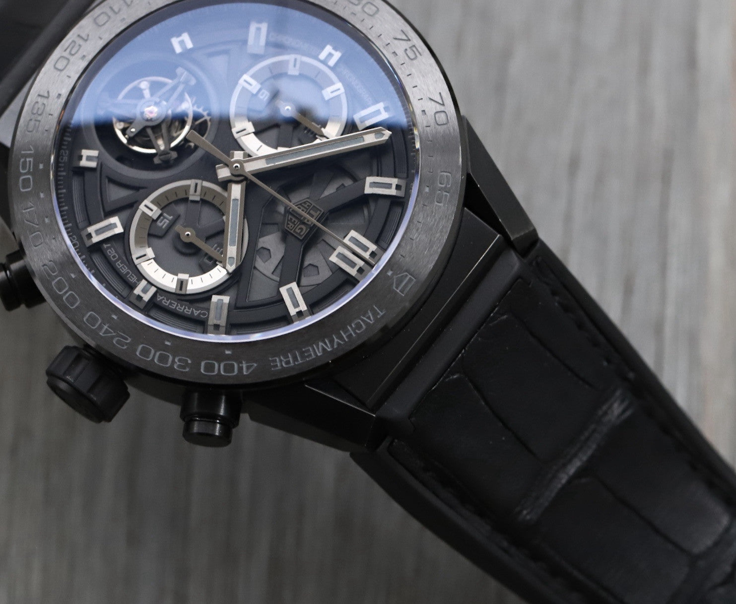 Tag Heuer Carrera Chronograph Tourbillon 'Black Phantom' CAR5A8Z.FC637 ...