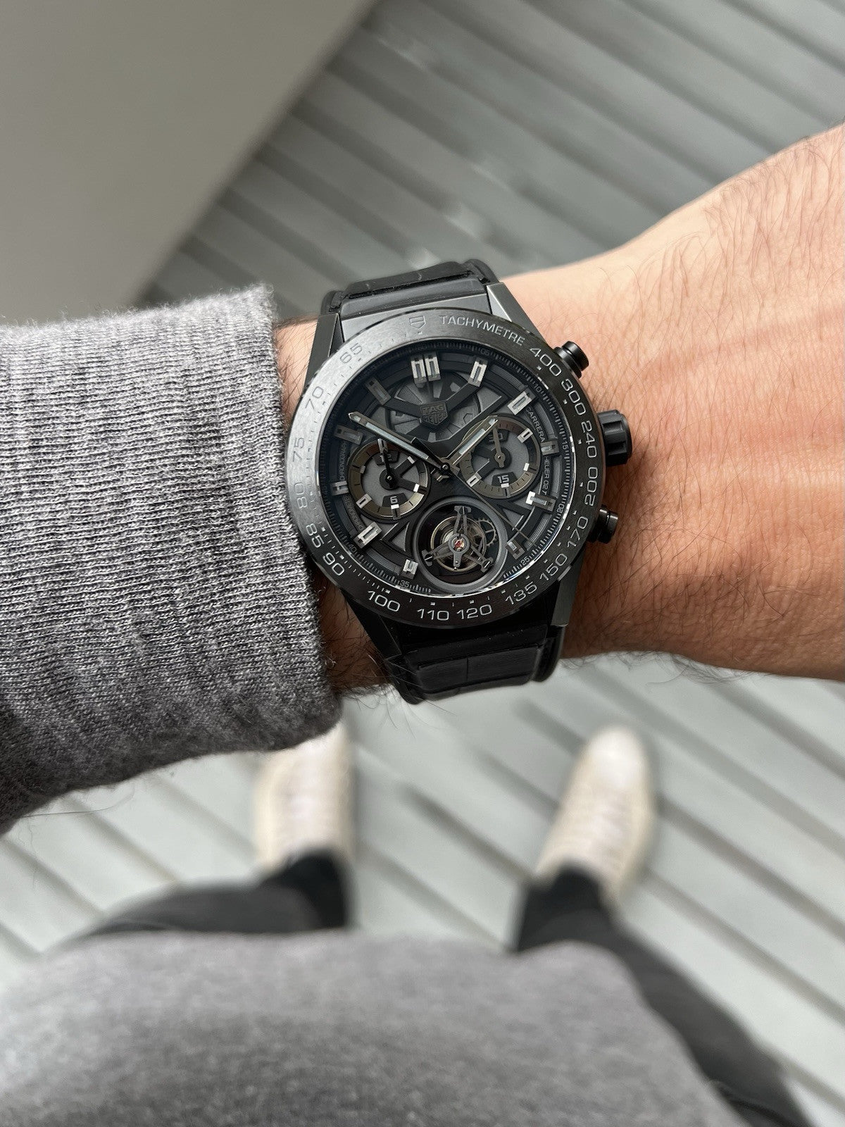 Tag Heuer Carrera Chronograph Tourbillon 'Black Phantom' CAR5A8Z.FC637 ...