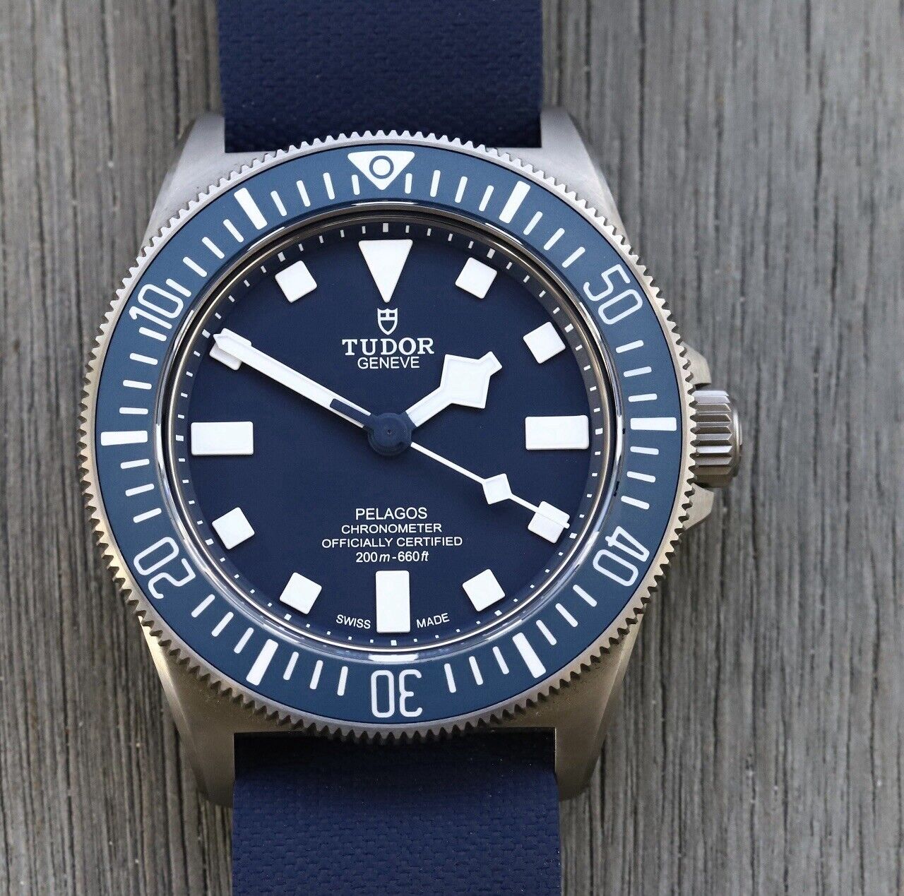 Tudor Pelagos FXD Automatic Blue Dial Titanium 42mm M25707B - 2024 ...