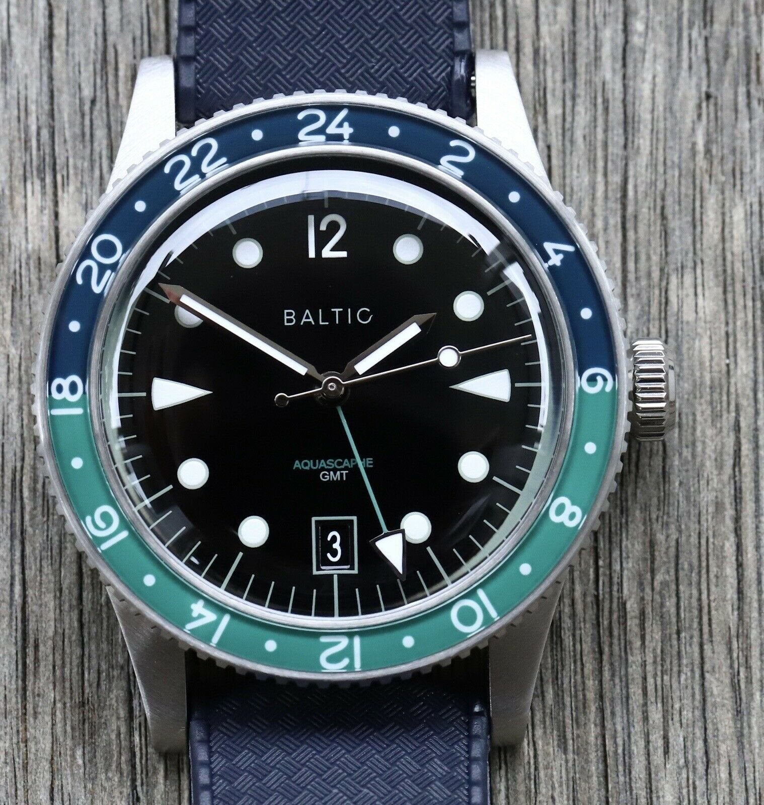 Baltic Aquascaphe GMT Green/Blue - 2021 – Watch Vault Australia