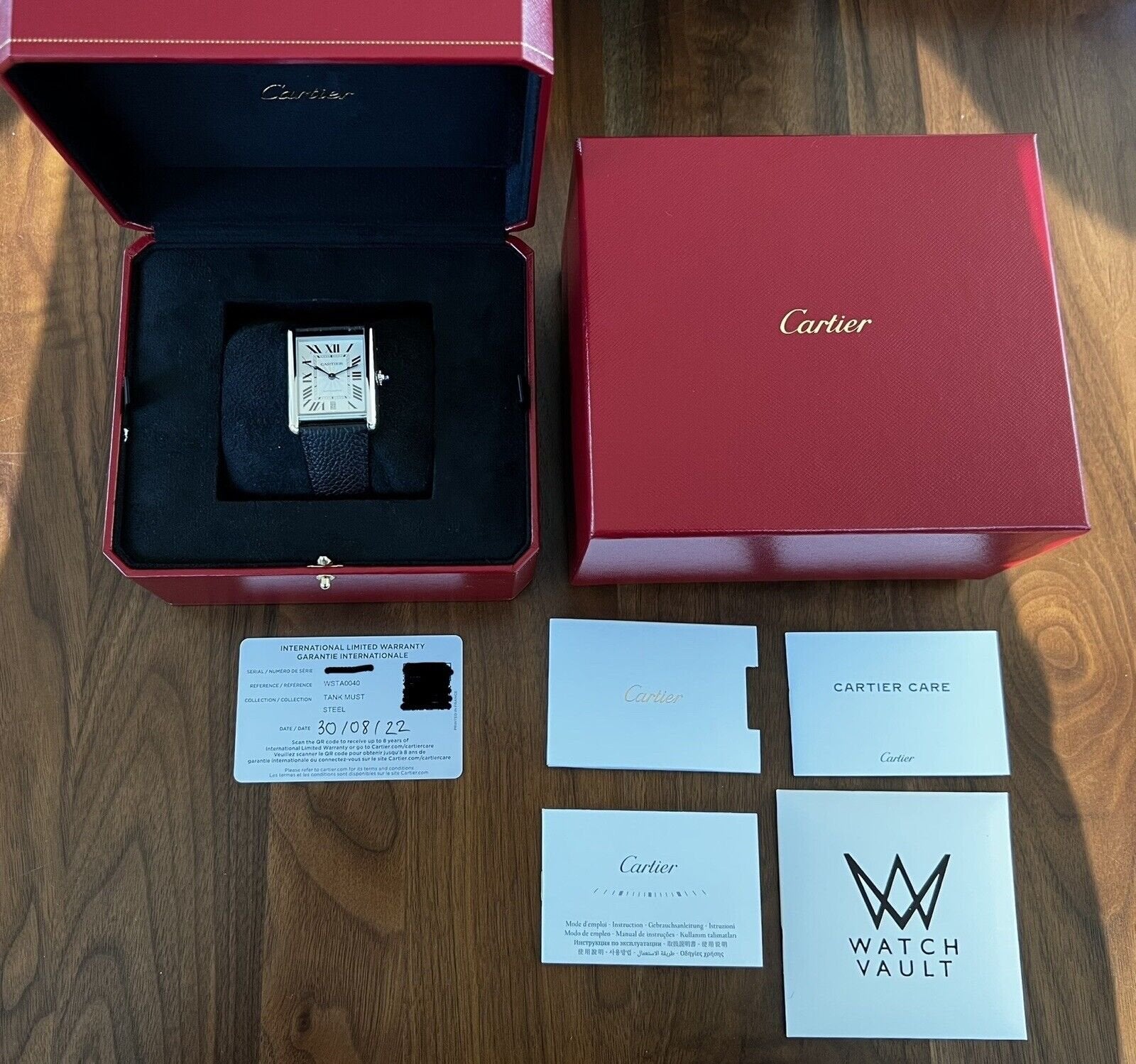 Cartier Tank Must XL WSTA0040 - 2022 – Watch Vault Australia