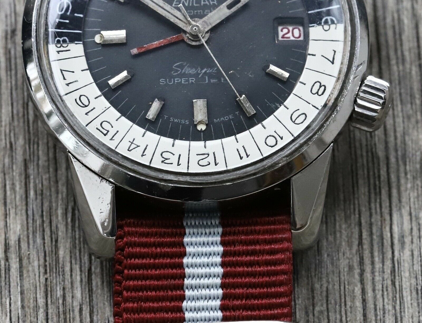 Enicar Sherpa 600 Super Jet GMT 148-35-03 – Watch Vault Australia