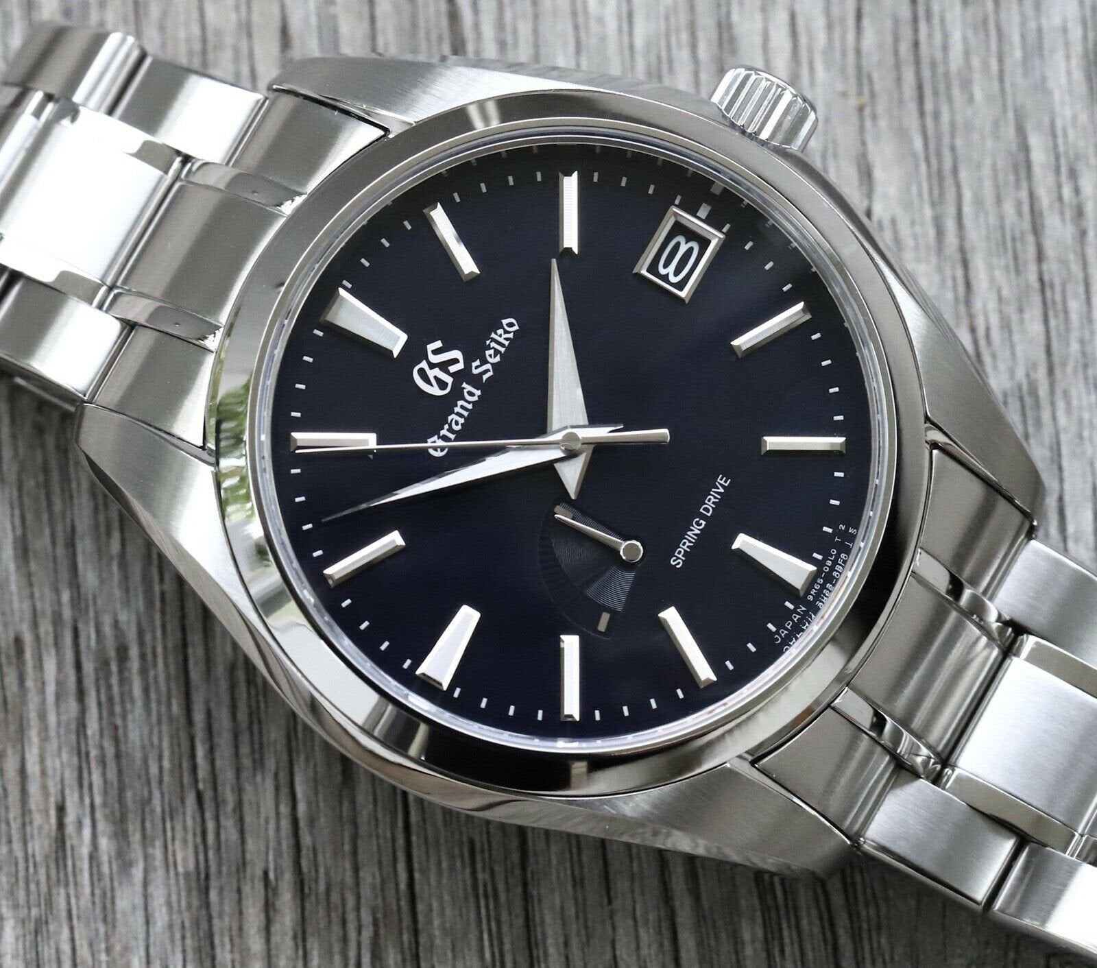 Grand Seiko Heritage Spring Drive SBGA469 Rock Dial Blue - 2021 – Watch ...