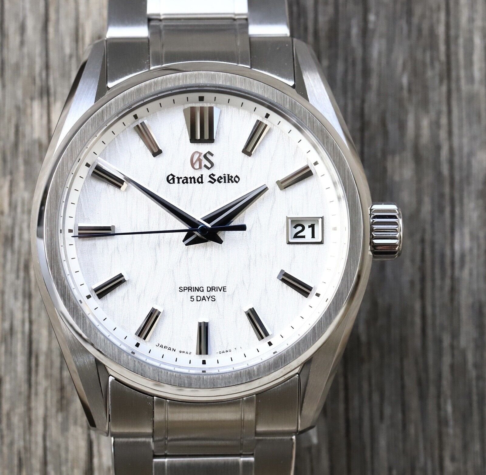 Grand Seiko White Birch Spring Drive SLGA009 - Brand New – Watch Vault ...
