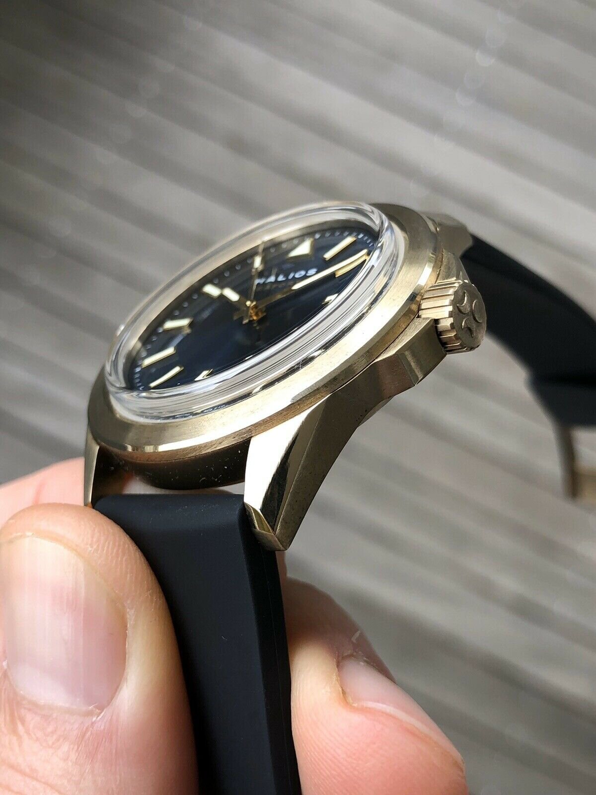 Halios Seaforth Bronze Blue Dial - 2019 – Watch Vault Australia