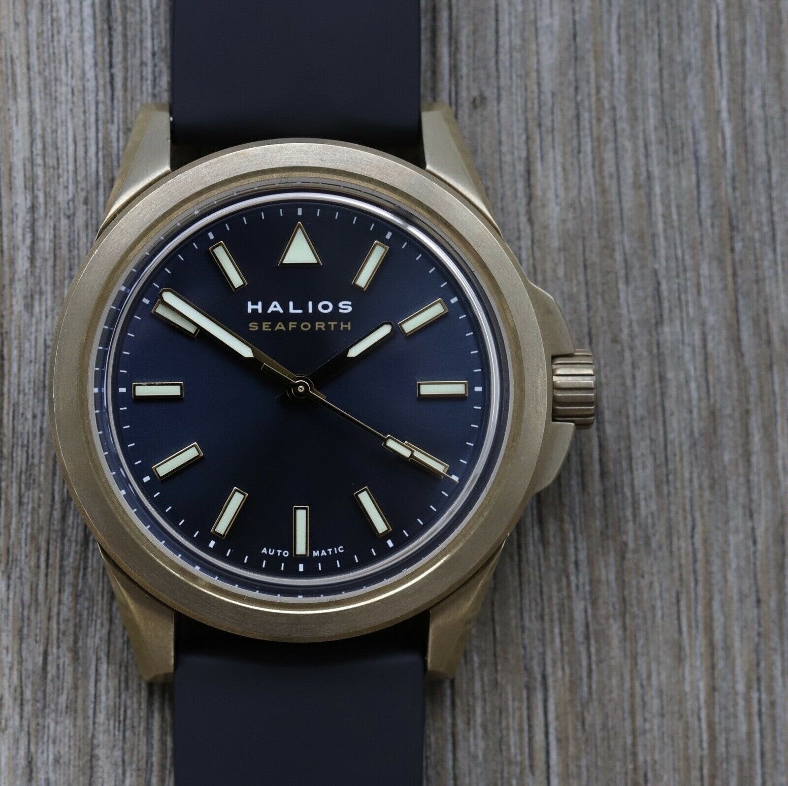 Halios Seaforth Bronze Blue Dial – 2019 – Watch Vault Australia
