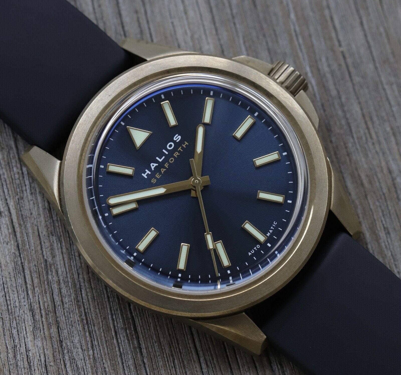 Halios Seaforth Bronze Blue Dial – 2019 – Watch Vault Australia