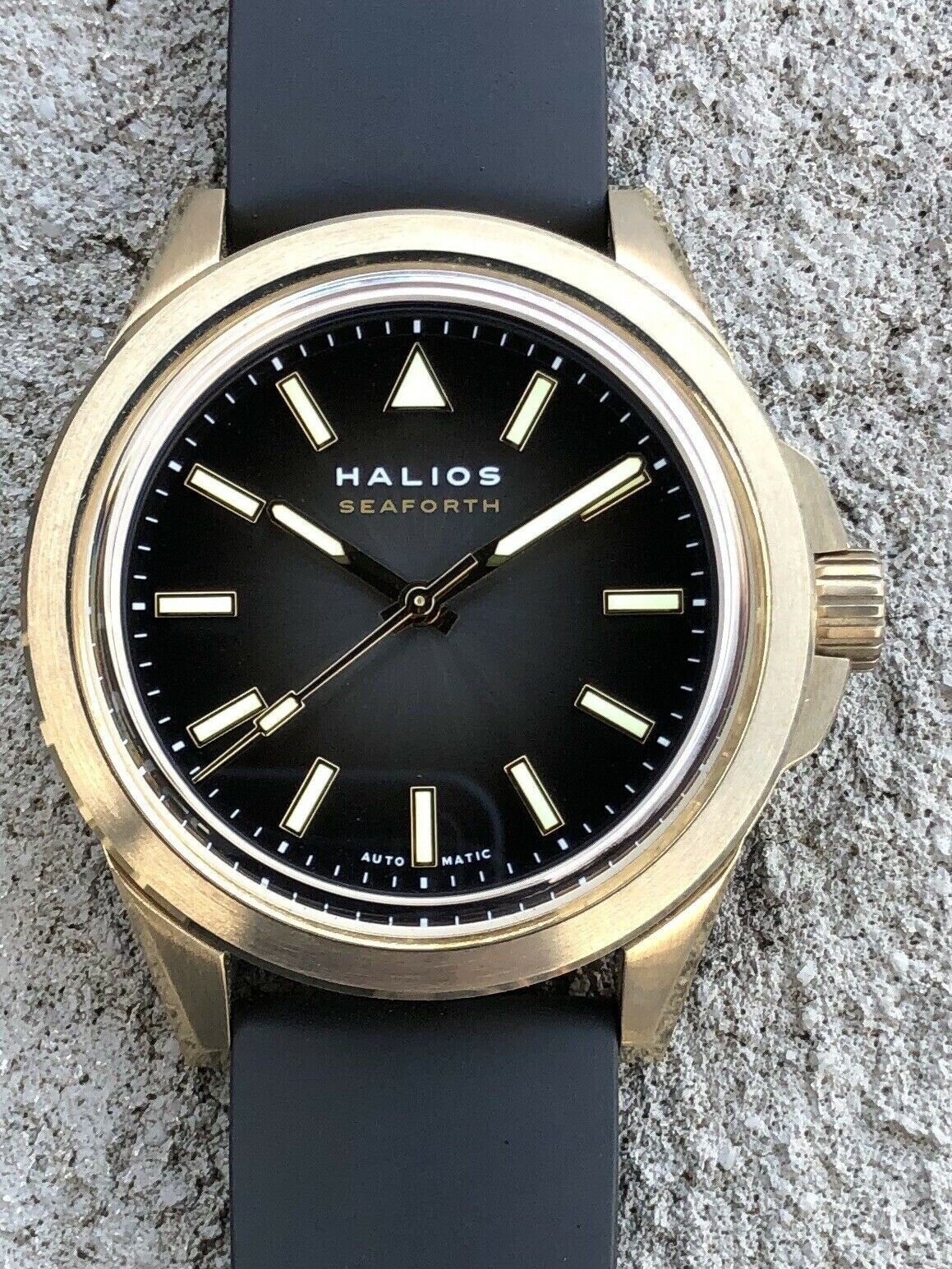 Halios Seaforth Bronze Grey Fume Dial - 2019 – Watch Vault Australia