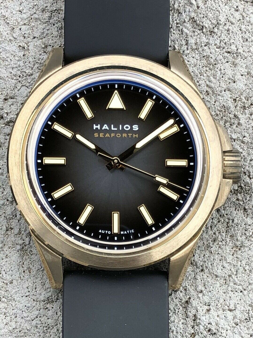 Halios Seaforth Bronze Grey Fume Dial - 2019 – Watch Vault Australia