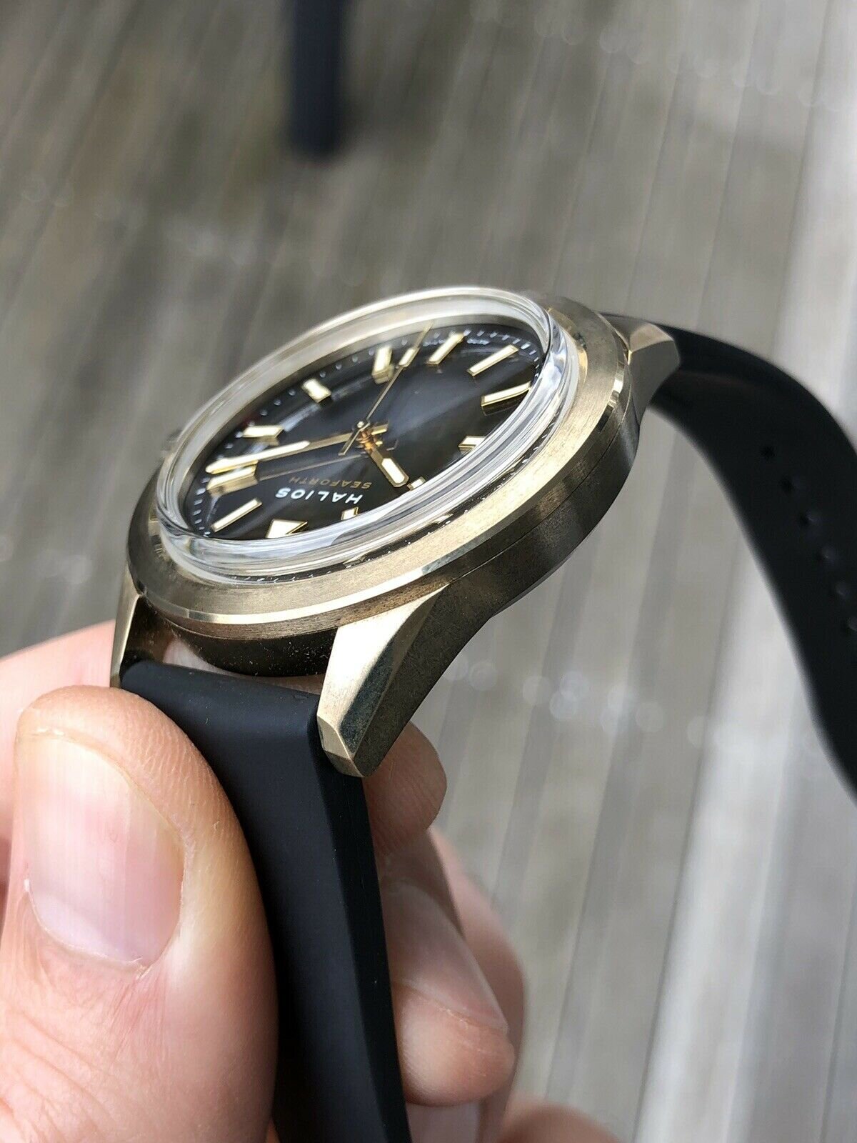 Halios Seaforth Bronze Grey Fume Dial - 2019 – Watch Vault Australia