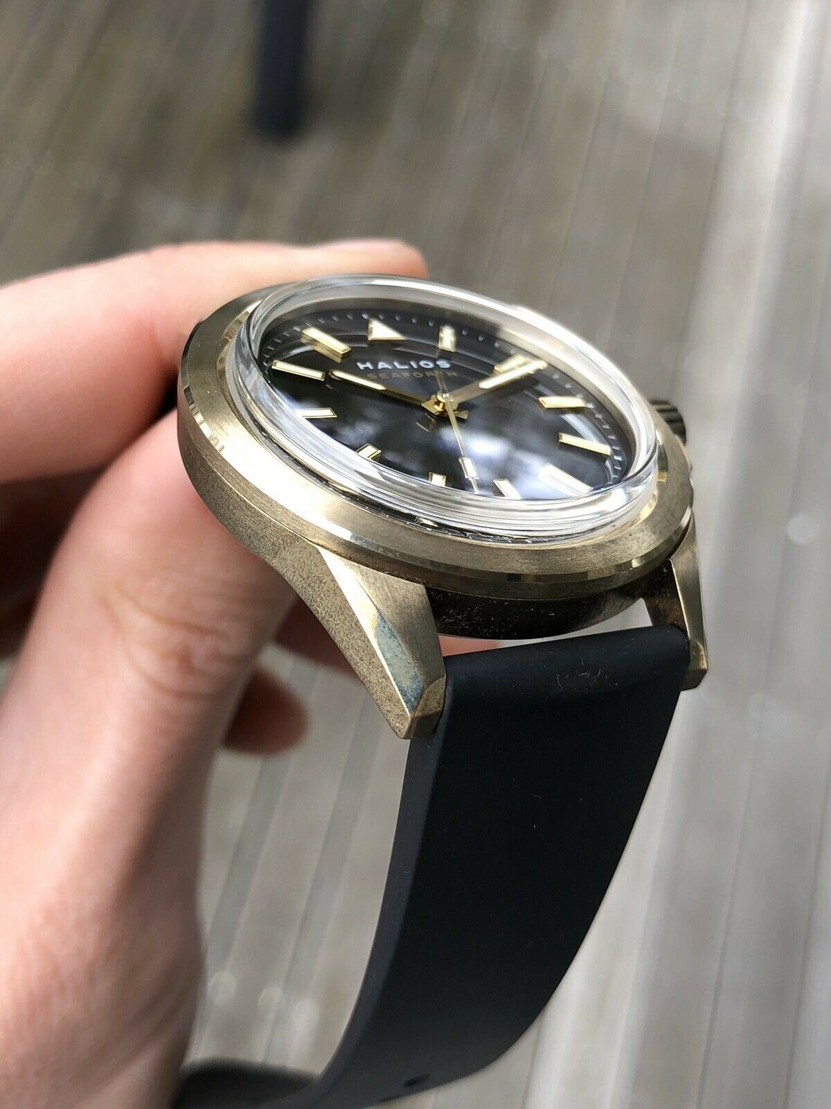 Halios Seaforth Bronze Grey Fume Dial - 2019 – Watch Vault Australia