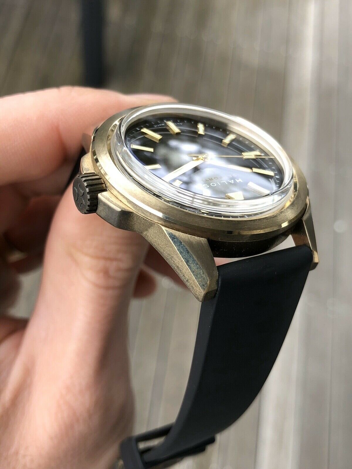Halios Seaforth Bronze Grey Fume Dial - 2019 – Watch Vault Australia