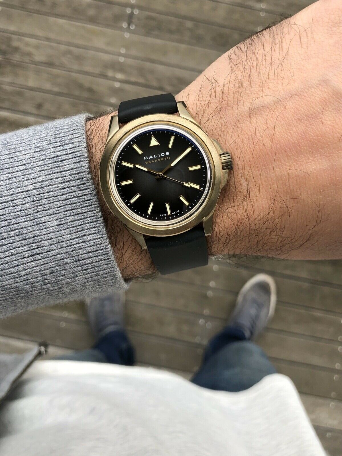 Halios Seaforth Bronze Grey Fume Dial - 2019 – Watch Vault Australia