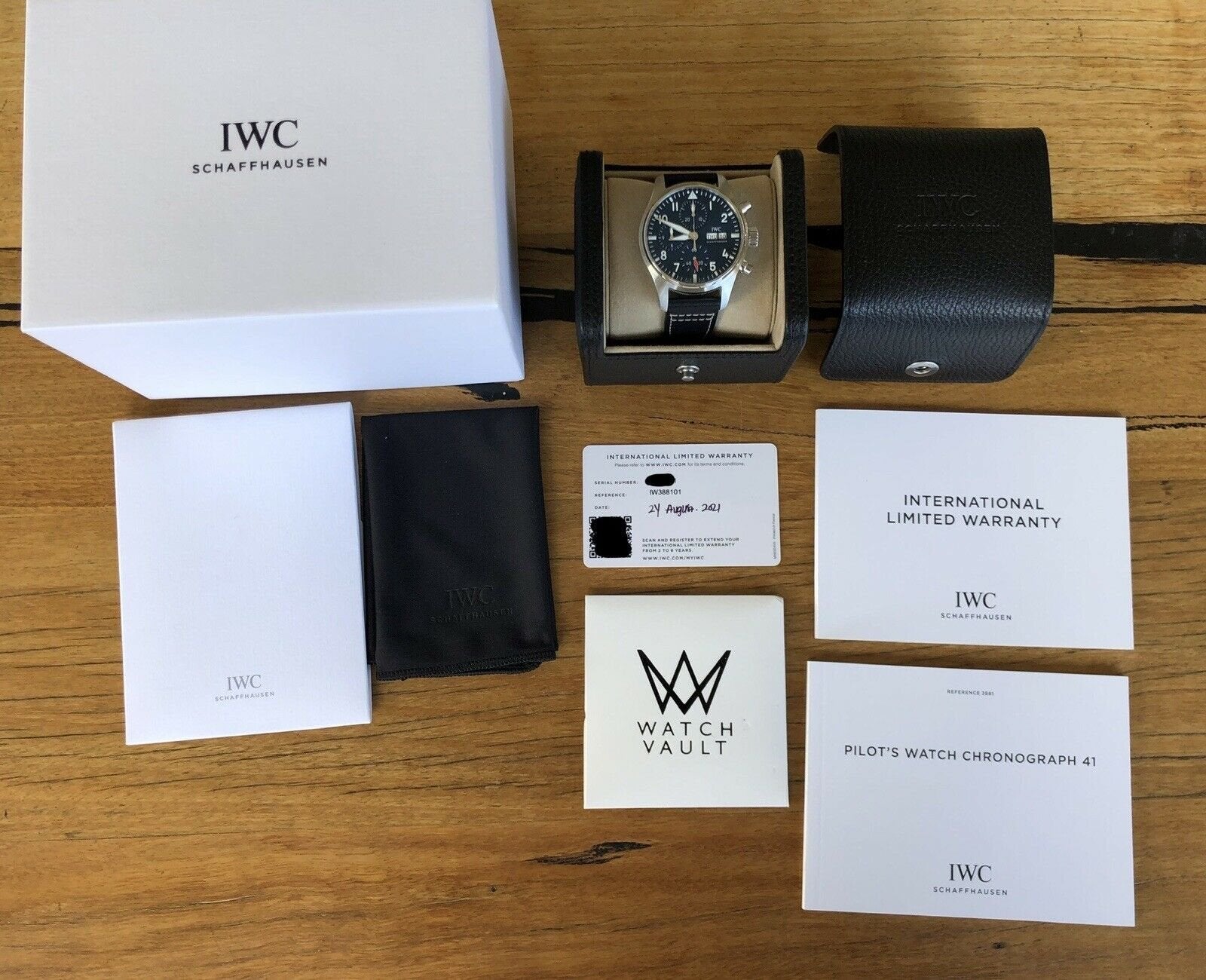 IWC Pilot’s Watch Chronograph 41mm IW388101 - 2021 – Watch Vault Australia