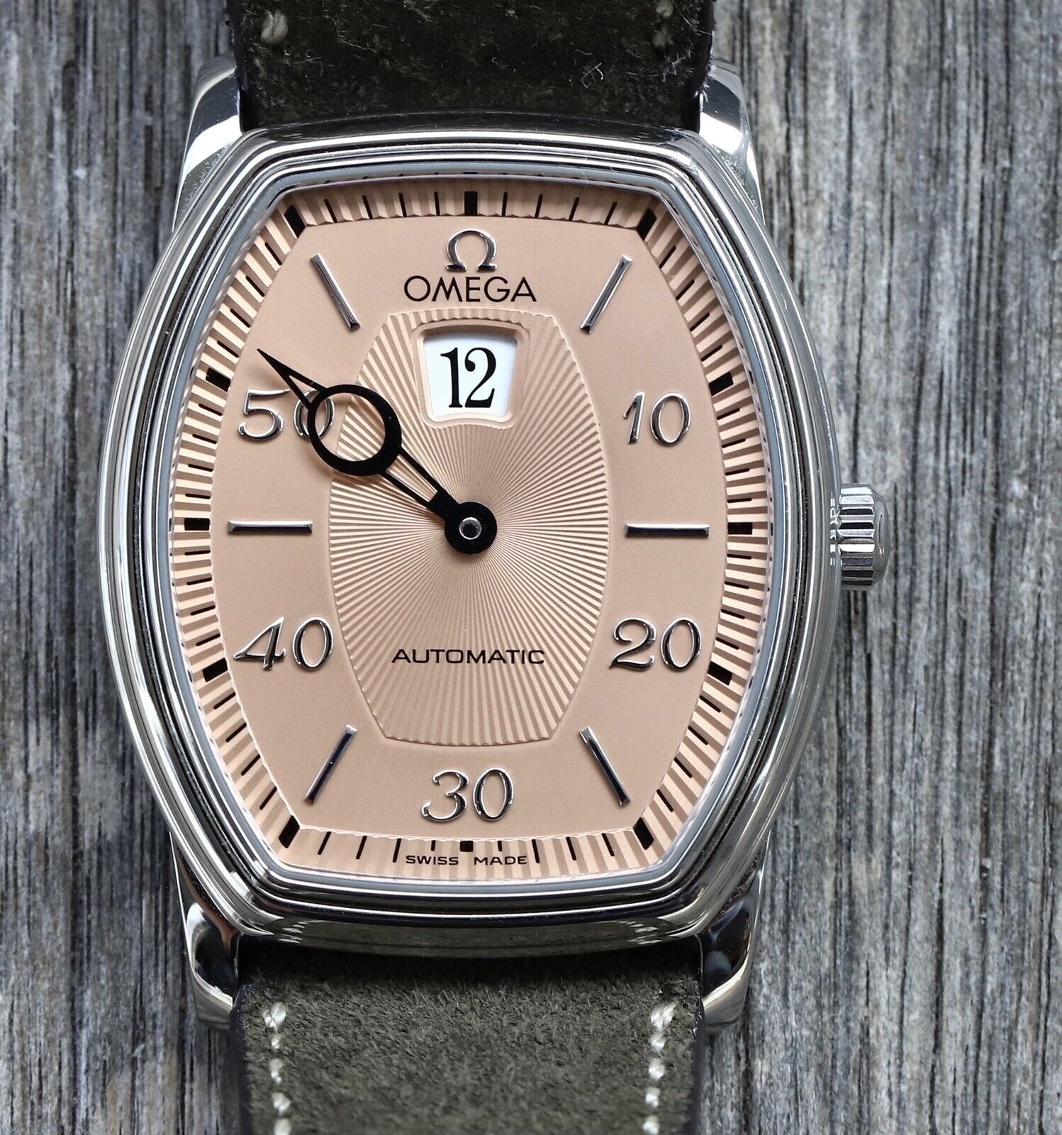 Omega De Ville Prestige Jump Hour Salmon Dial – 1998 – Watch Vault ...