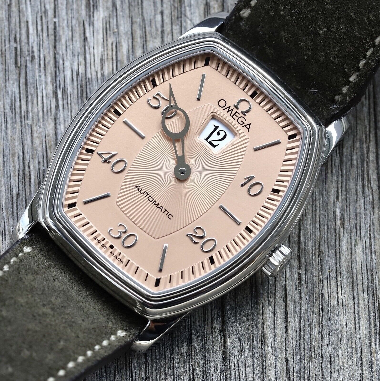 Omega De Ville Prestige Jump Hour Salmon Dial – 1998 – Watch Vault ...