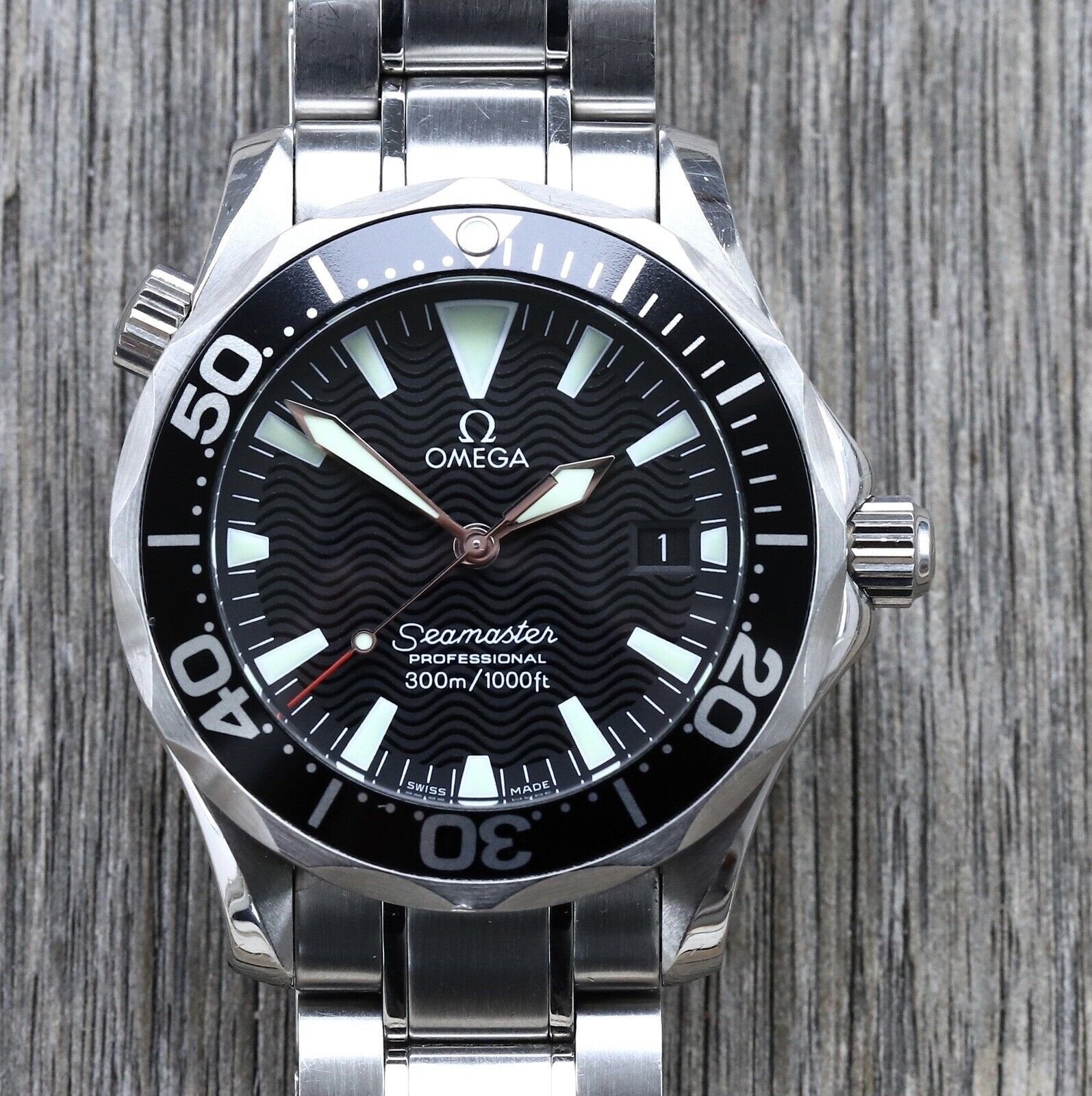 Omega Seamaster 300m 2262.50 36.25mm Quartz - 2005 – Watch Vault Australia