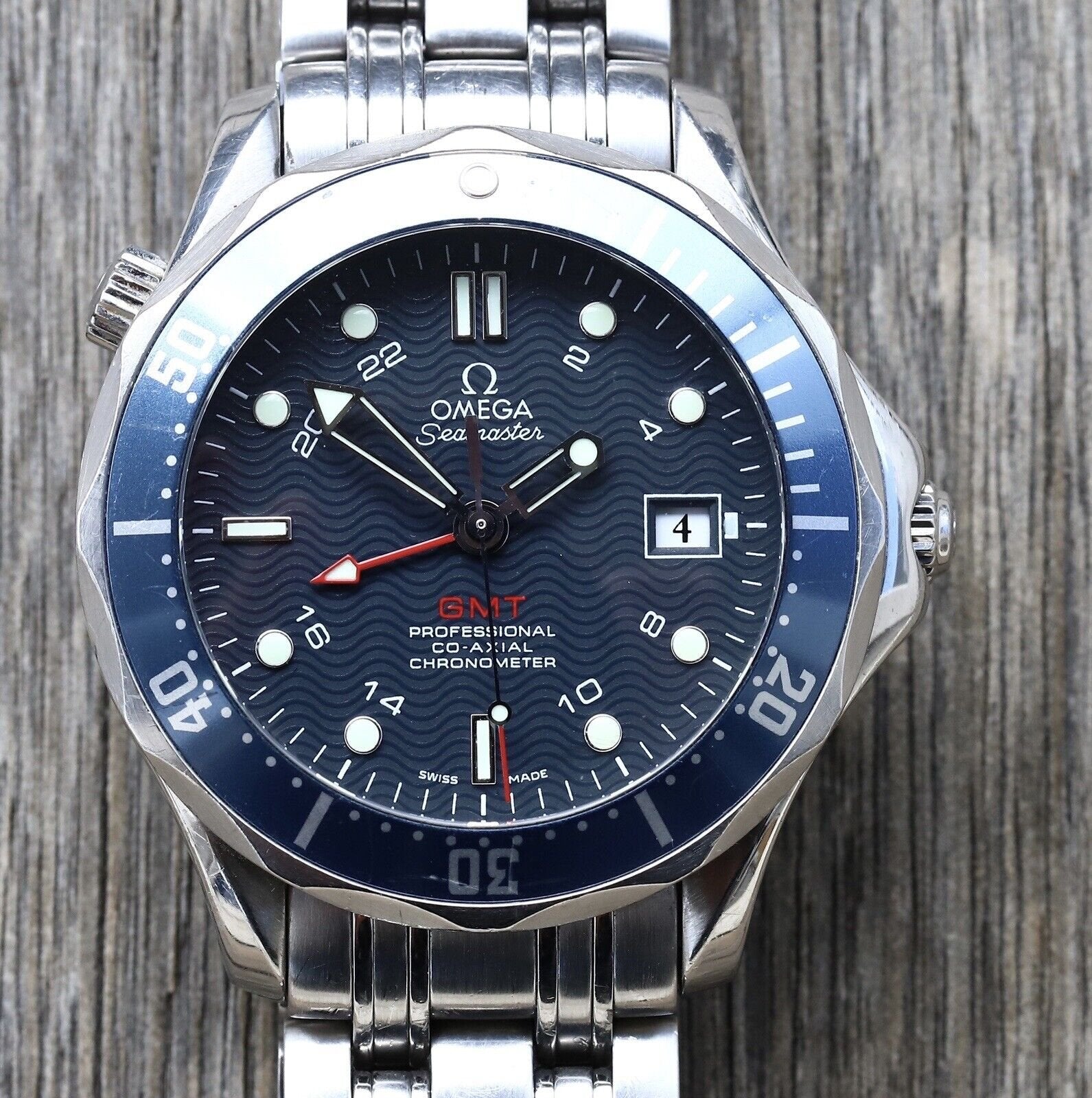 Omega Seamaster Diver 300M Co‑Axial GMT 41mm 2535.80 - 1995 – Watch ...