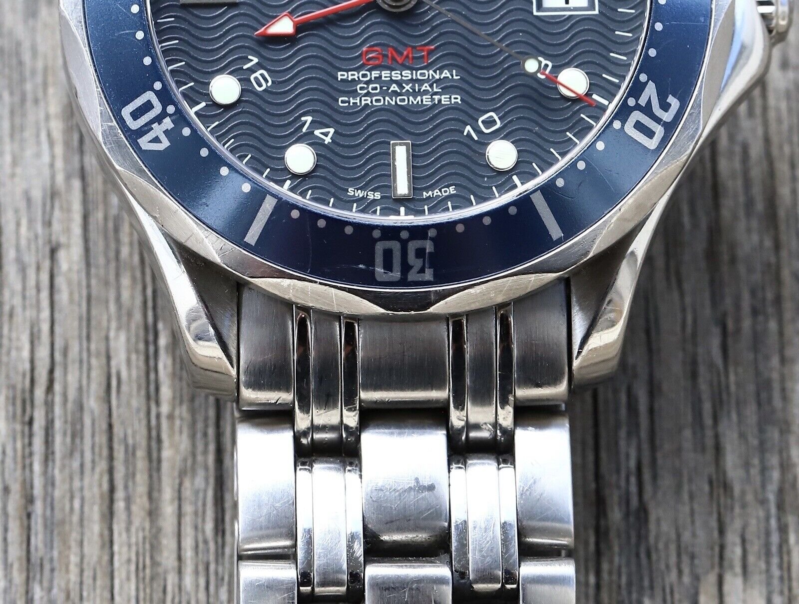 Omega Seamaster Diver 300M Co‑Axial GMT 41mm 2535.80 - 1995 – Watch ...