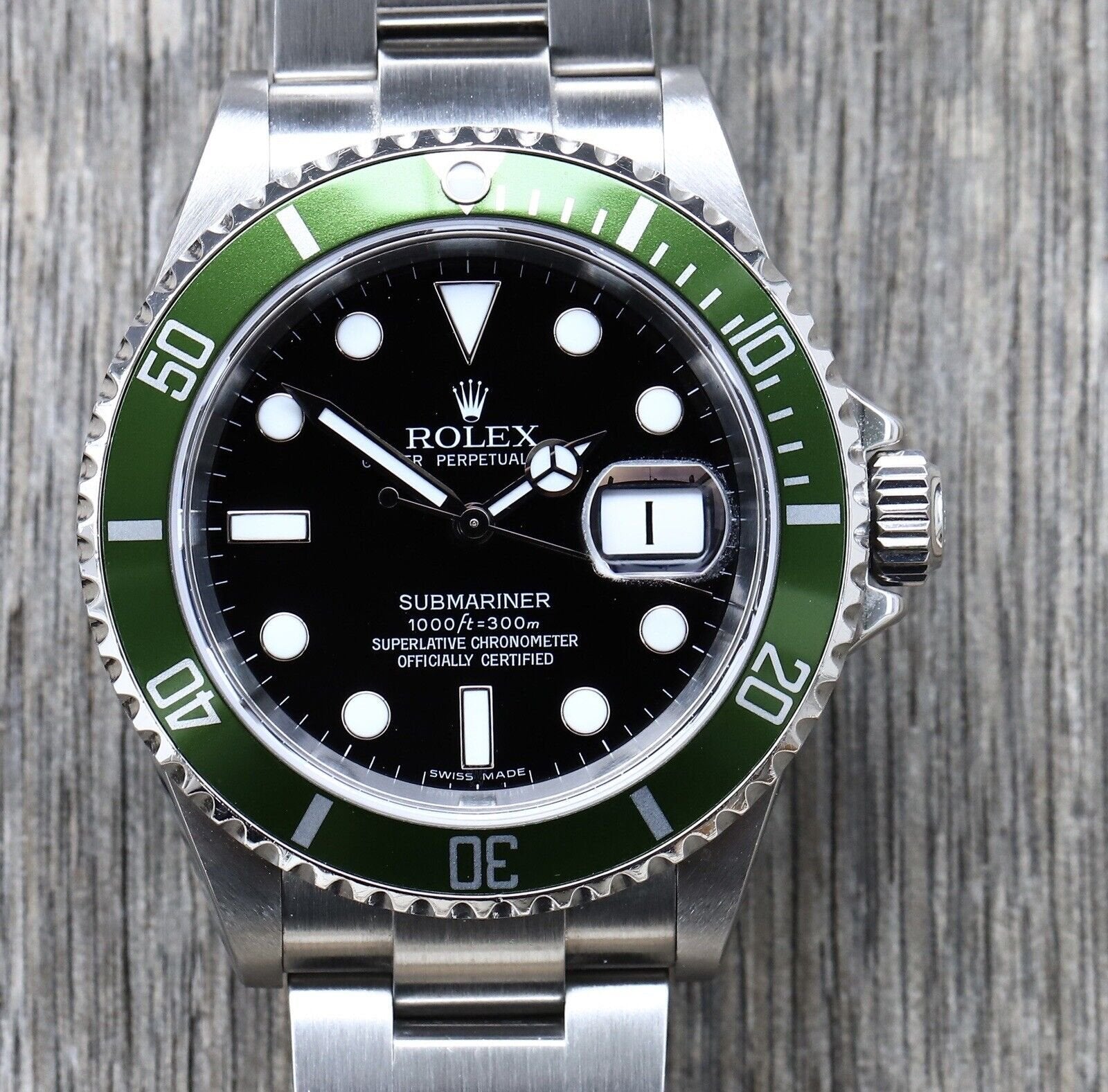 Rolex Submariner 16610LV Kermit 'Z' serial - 2006 – Watch Vault Australia