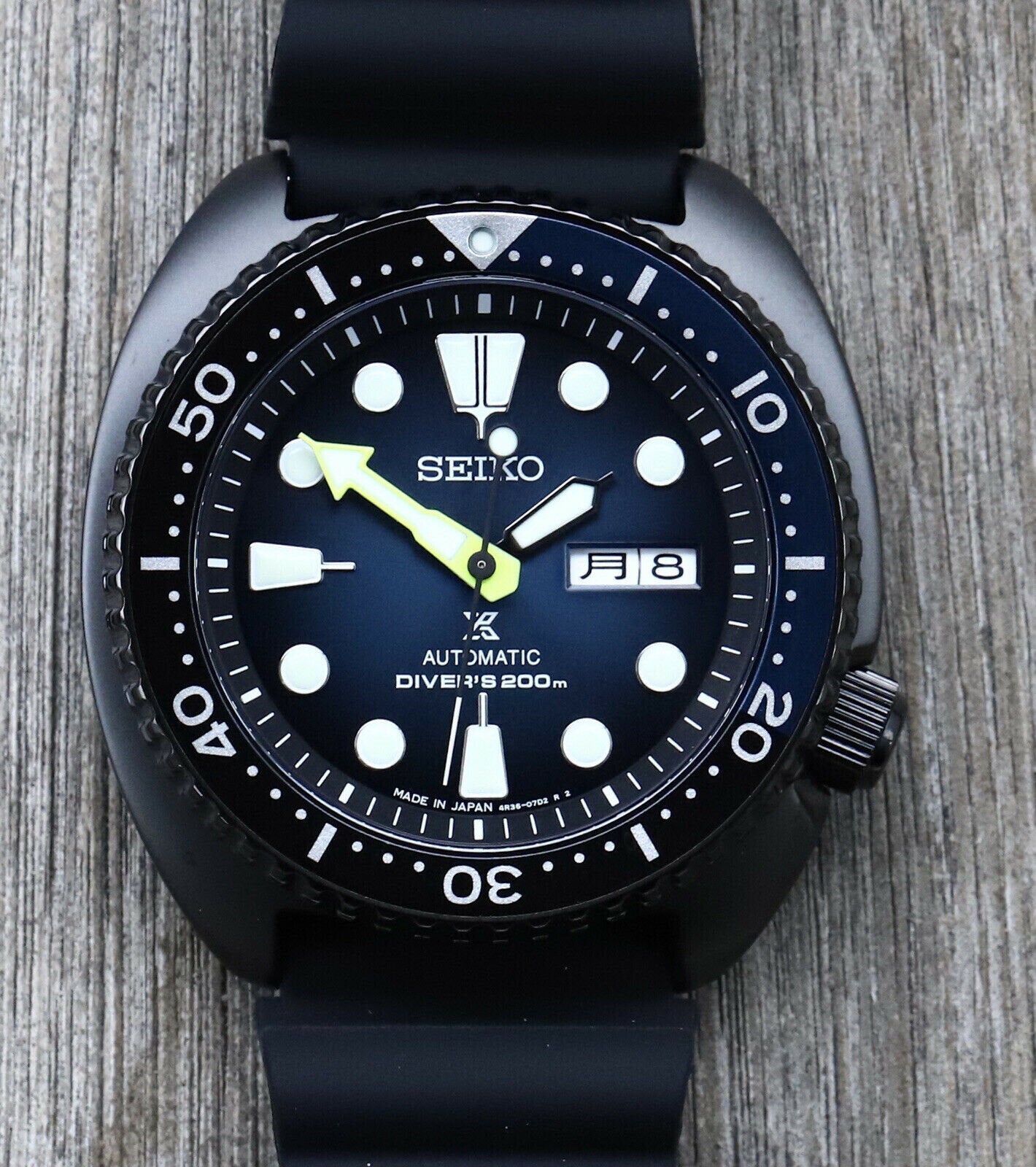 Seiko Prospex Darth Turtle Blue Dial Blacked Out Edition Ref. SBDY041 ...