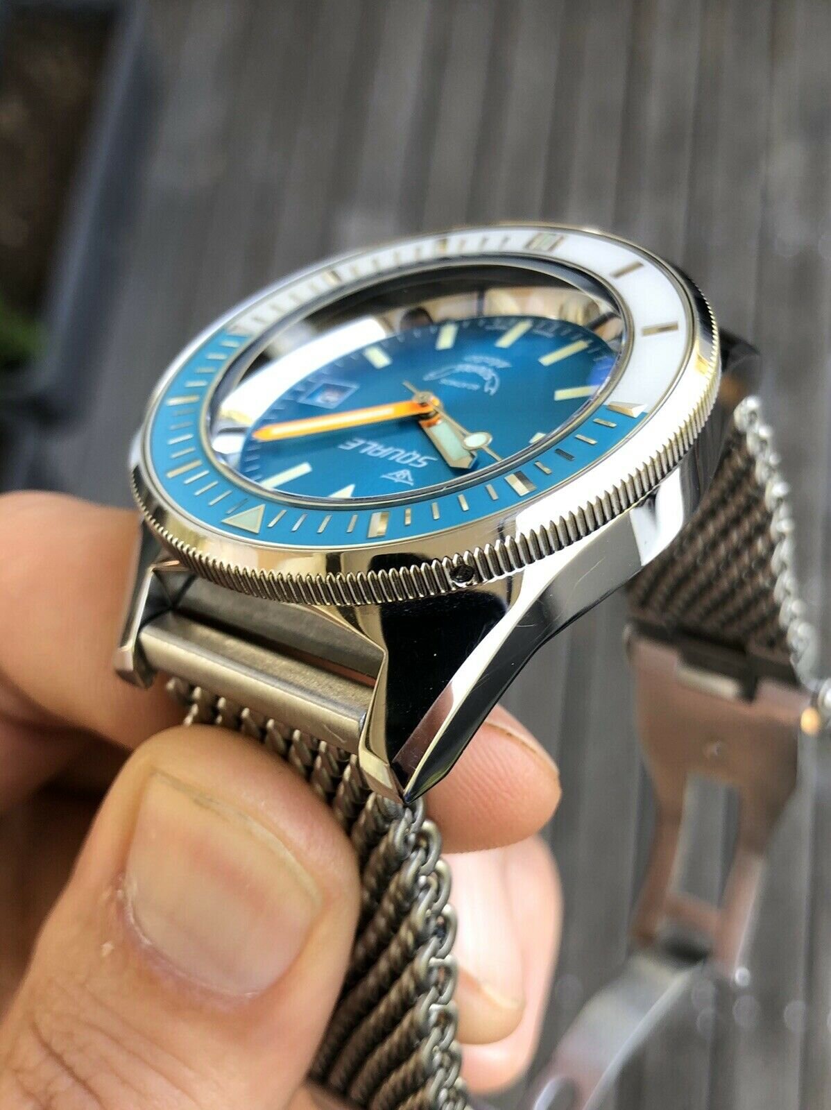 Squale Squalematic 60 Atmos Blue - 2017 – Watch Vault Australia