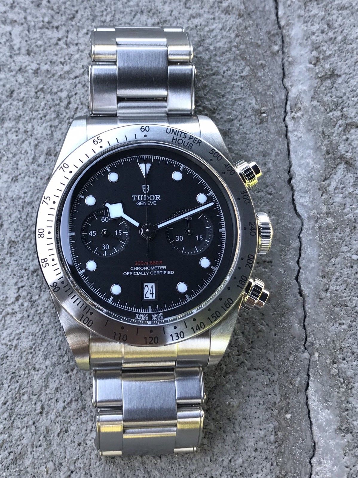 Tudor Heritage Black Bay Chrono 79350 - 2018 – Watch Vault Australia